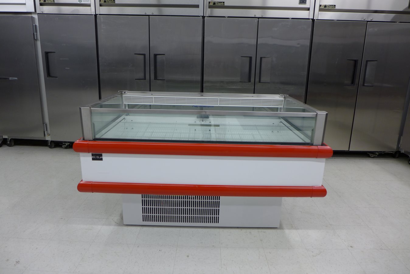 Hussmann ISFGG-5 Island 5' Freezer Display Case Frozen Food Ice Cream ...